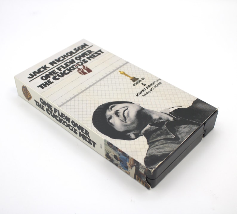Vintage VHS One Flew Over the Cuckoo's Nest 1975 Film Jack Nicholson ...