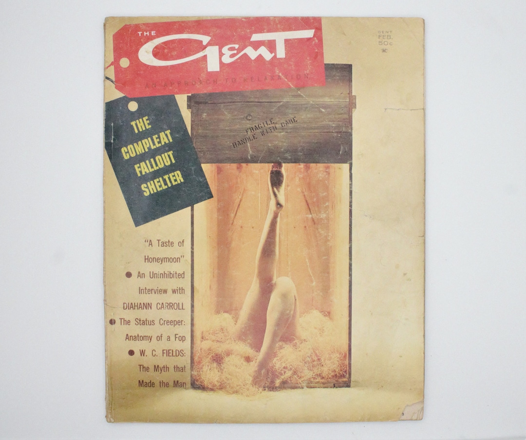 Vintage 1960s Gent Magazine Gentleman's Periodical Sexy Racy ...