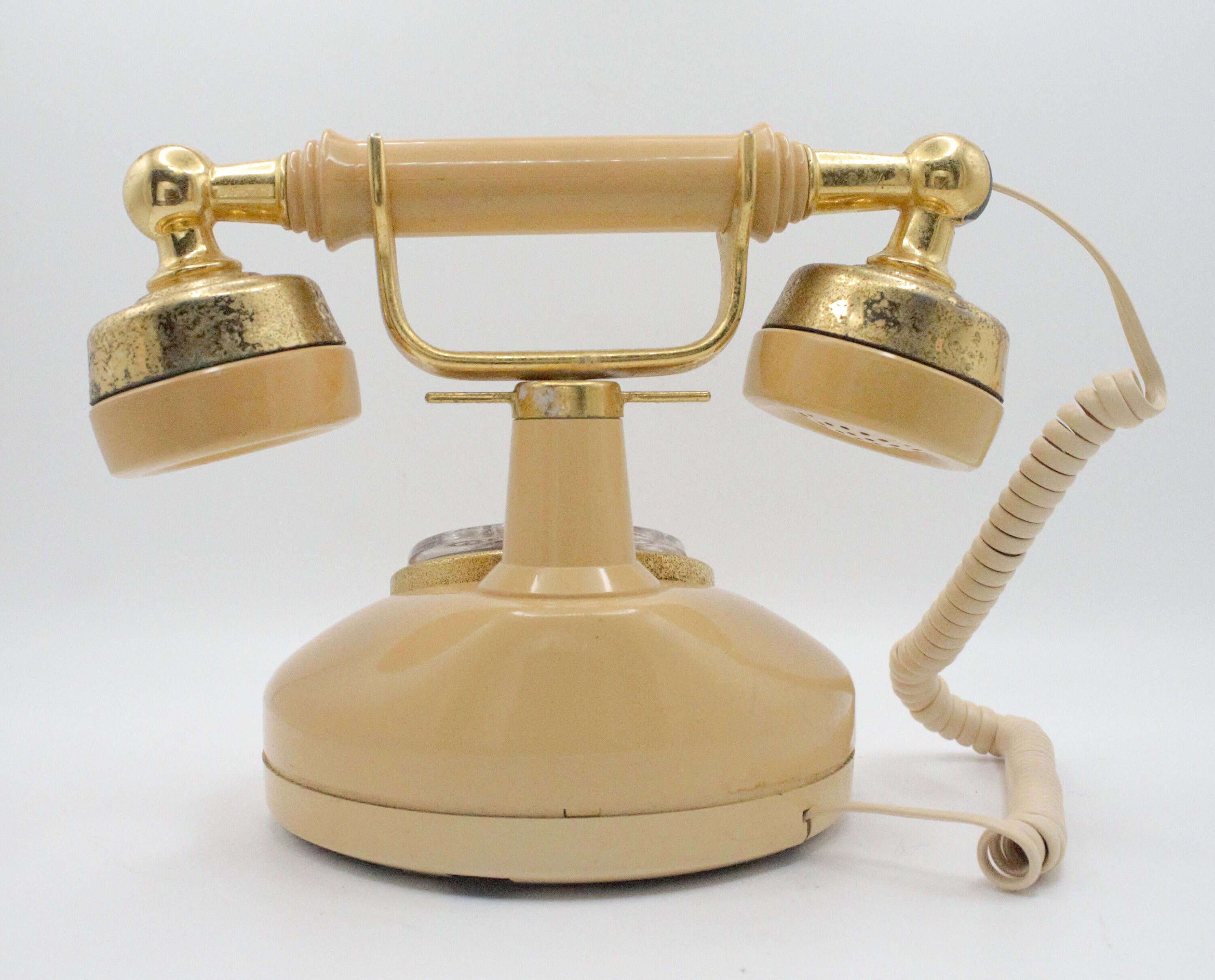 Vintage Telephone Western Electric French Rotary Phone Beige - Etsy