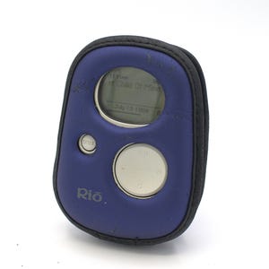 Vintage Rio MP3 Music Player Blue With Backlit LCD Display 64 MB Stereo ...
