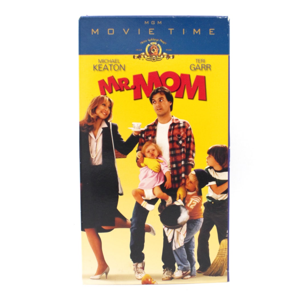Vintage 1983 VHS Mr. Mom Micheal Keaton Teri Garr Aaron Spelling John ...