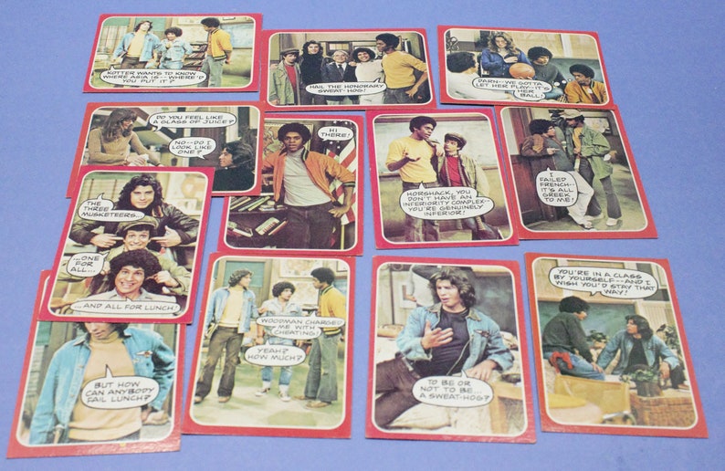 Vintage 1976 Sweat-hogs Welcome Back Kotter Collector Cards - Etsy