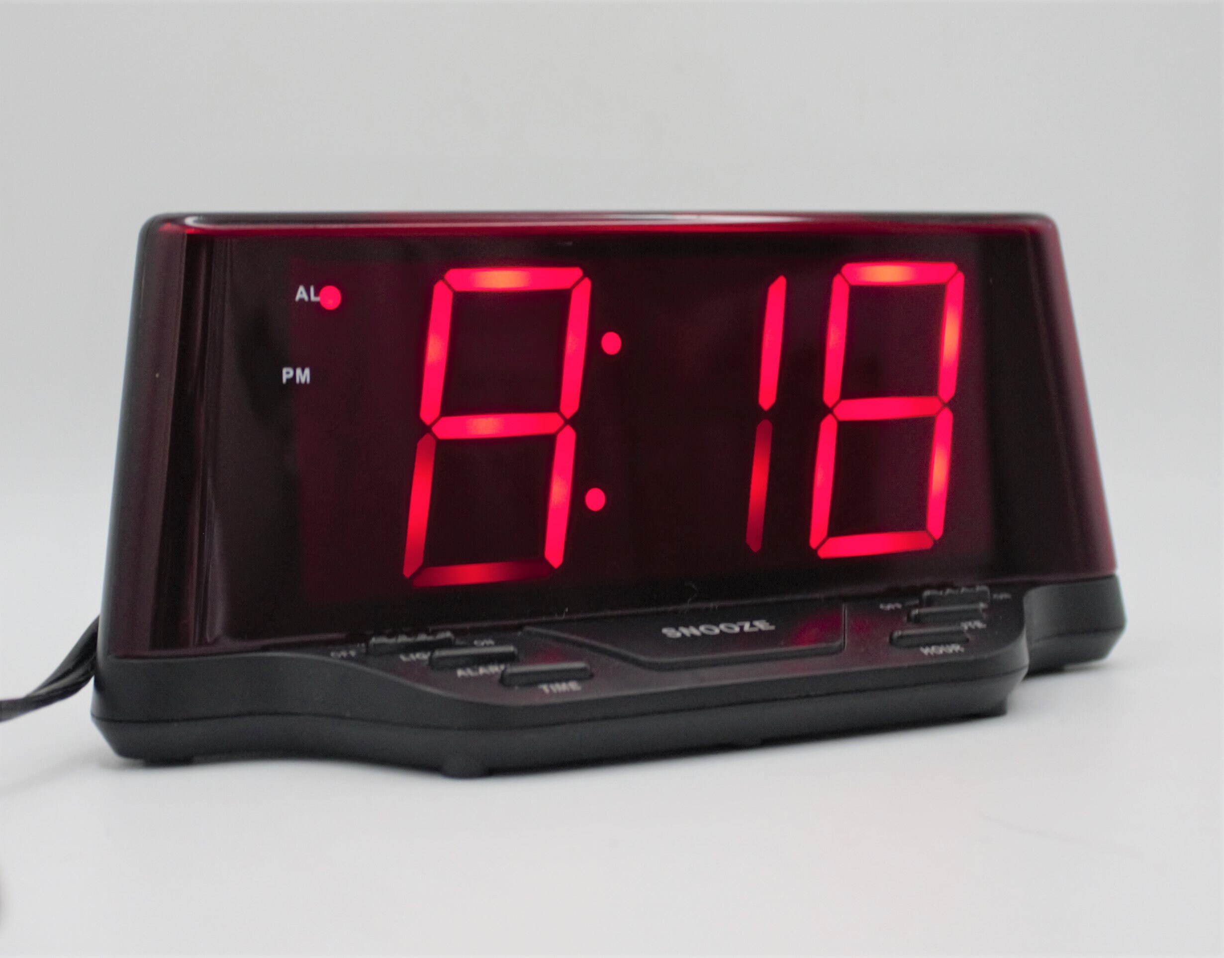 Vintage Digital Alarm Clock With Nightlight Table Lamp Large - Etsy