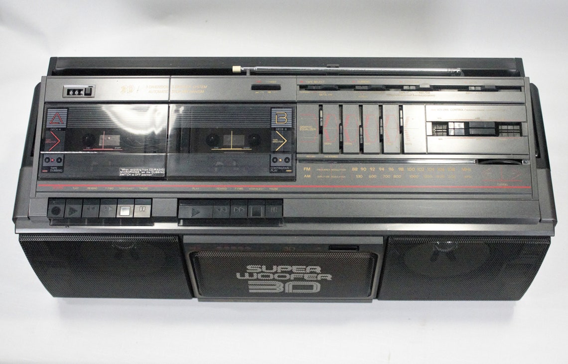 Vintage 1980s Boombox Stereo Digital Sound Lab 3D Woofer 5 - Etsy