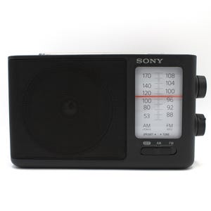 Vintage Sony FM/AM Radio Receiver Mini Boombox Analog Tuning Telescopic ...