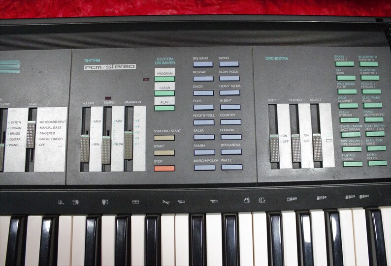 Vintage Yamaha Synthesizer PSR-32 Keyboard Electronic Piano - Etsy