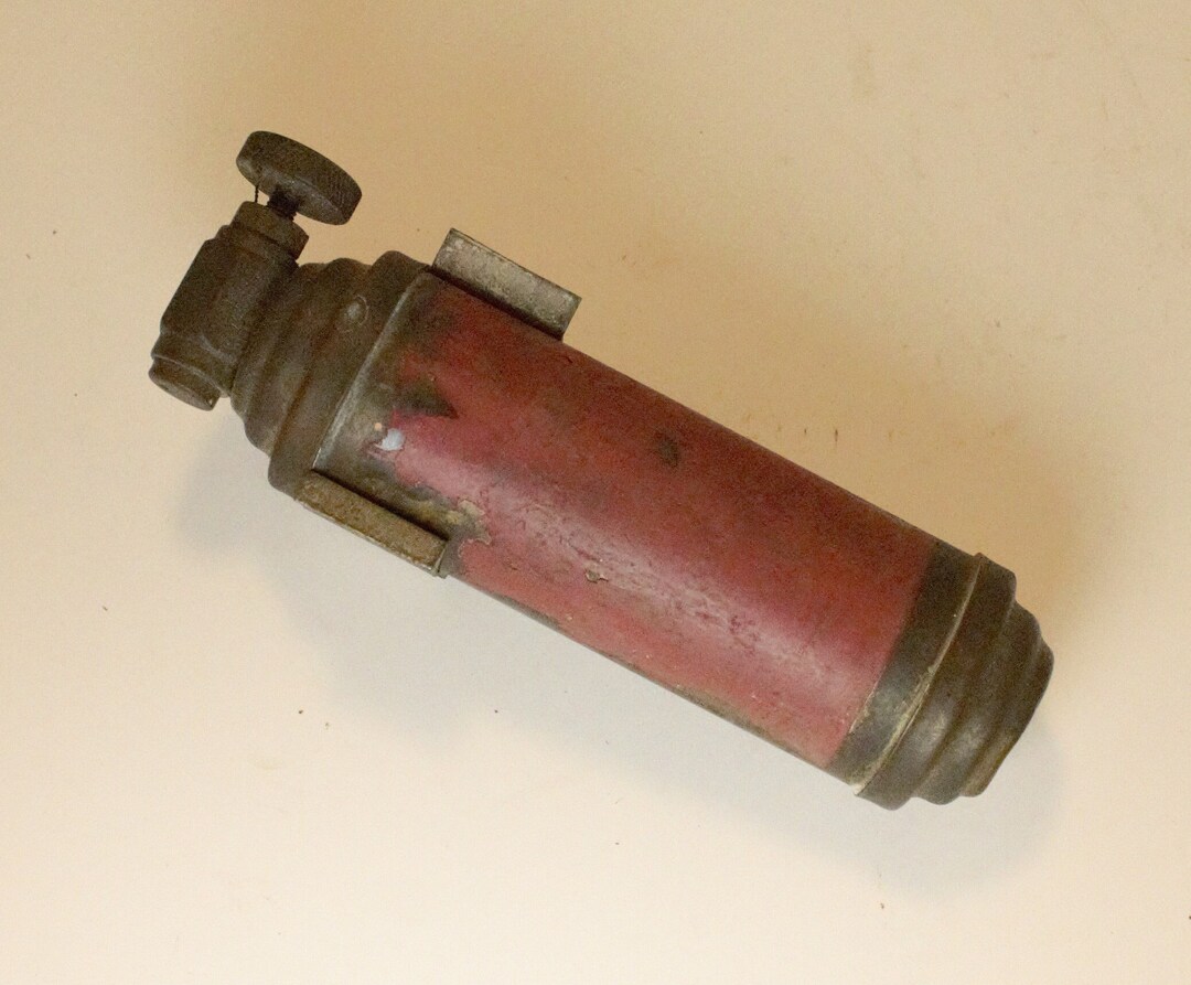 Vintage Fire Extinguisher Mini All Brass Presto C B Merlite - Etsy