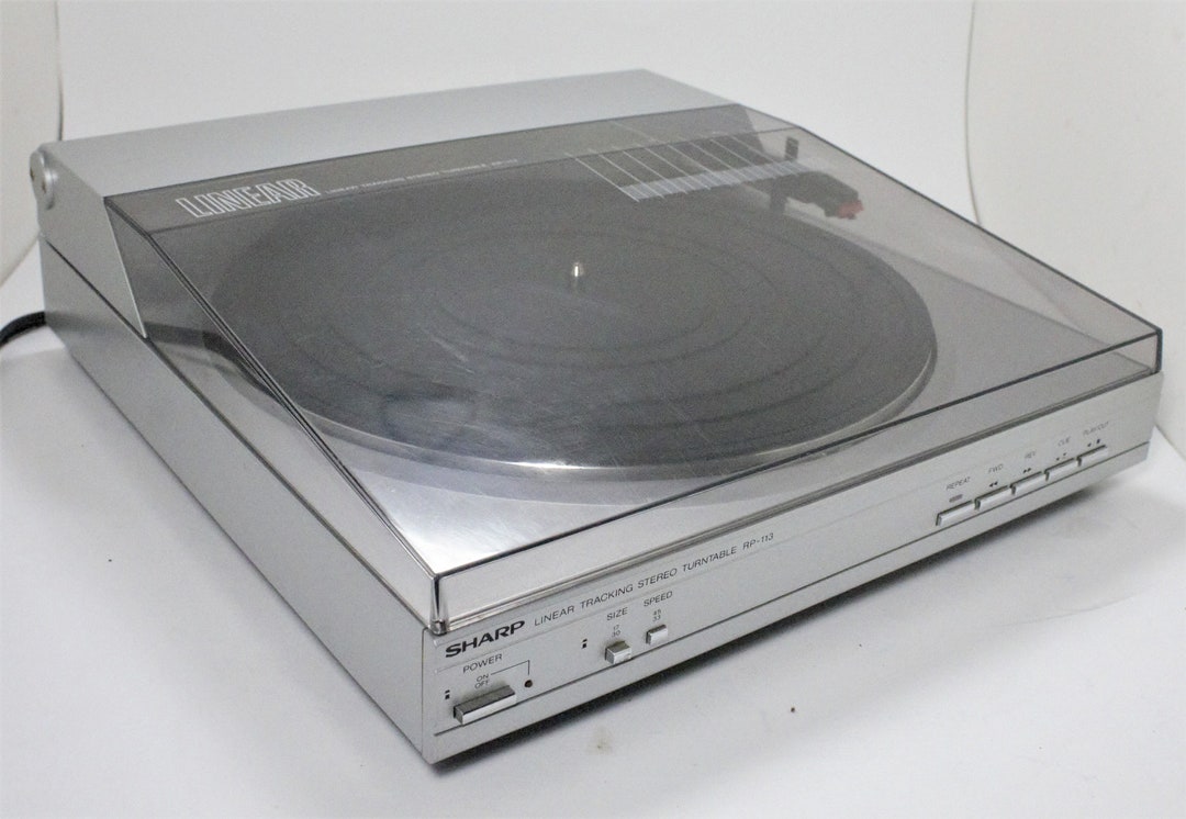 Vintage Sharp Linear Turntable Record Player High End Stereo Equipment ...