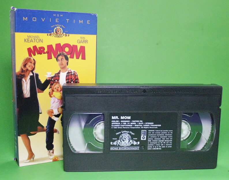 Vintage 1983 VHS Mr. Mom Micheal Keaton Teri Garr Aaron - Etsy