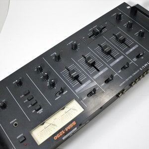 Vintage Stereo Sound Mixer Optimus Sound Board Mic 3 Channel Microphone ...