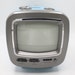 Vintage Portable TV Glass Tube Television Black & White Battery ...