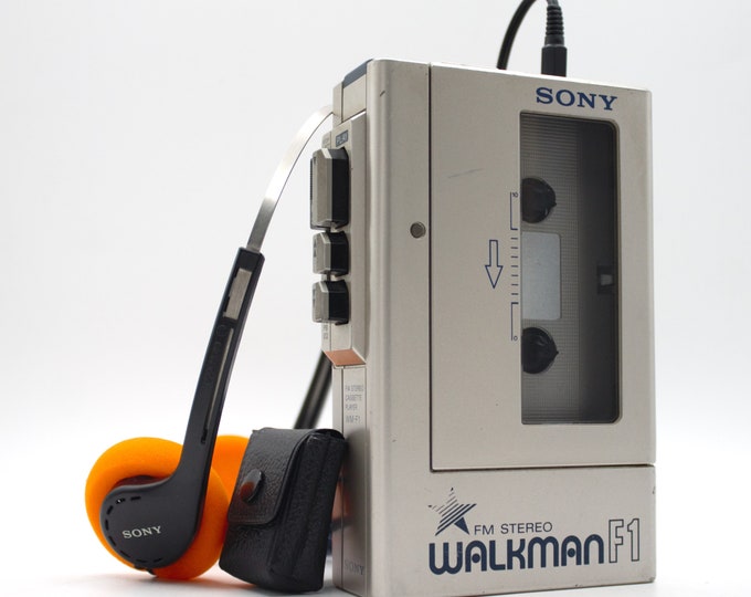 Vintage Sony Walkman F1 1980s Personal Stereo Cassette Tape Player FM ...