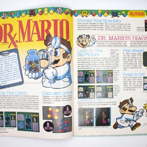 Nintendo Power 1990 Issue Dr. Mario Castlevania III Solar Jetman Mega ...