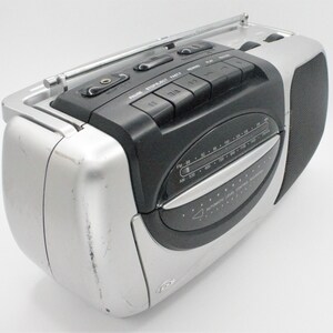 Vintage Mini Boombox Cassette Player AM/FM Radio Portable Audio Tape ...