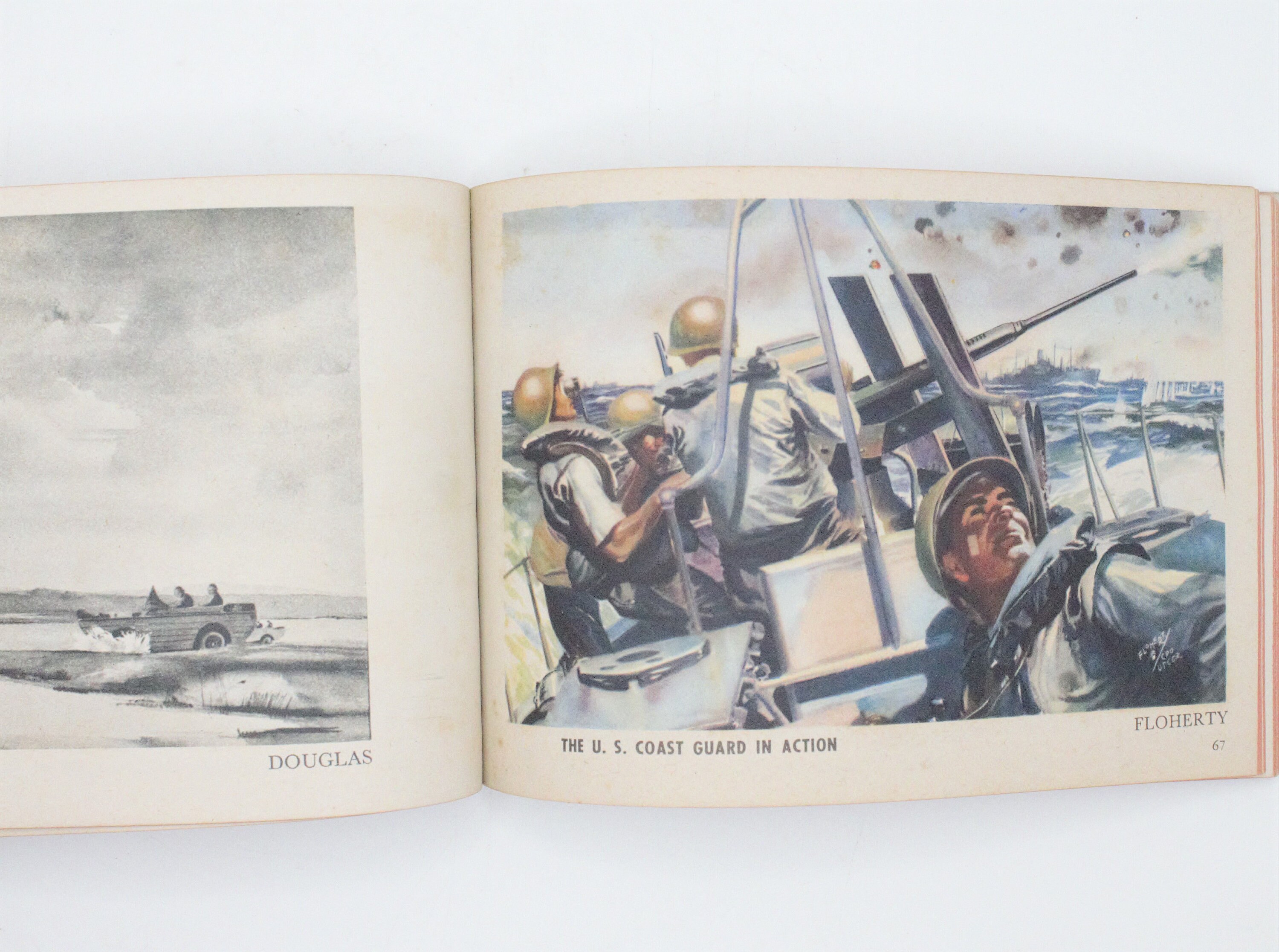 Vintage 1940s GI Sketch Book Real Soldier Trench Art Prints WW II ...