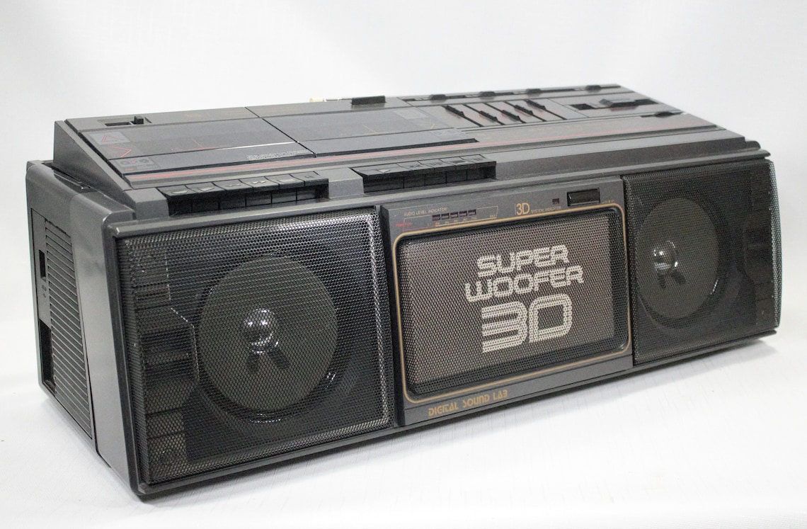 Vintage 1980s Boombox Stereo Digital Sound Lab 3D Woofer 5 - Etsy