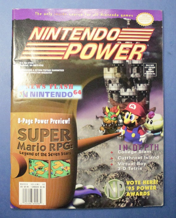 Nintendo Power 1996 Issue Super Mario RPG Yoshi's Island - Etsy