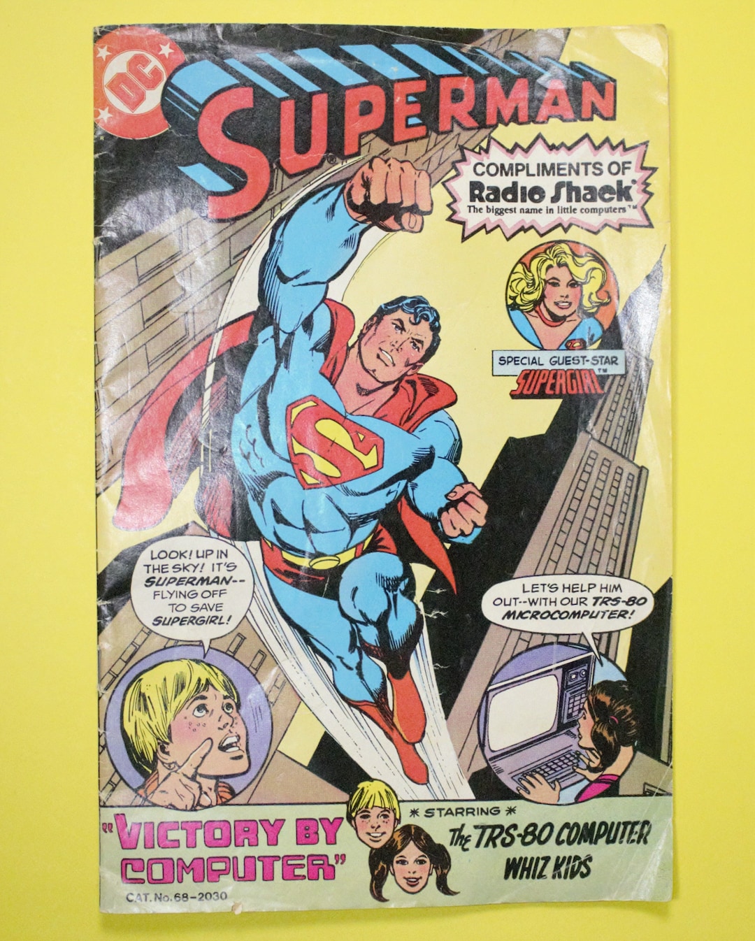 Vintage Superman 1981 Radio Shack Comic Book TRS-80 Computer - Etsy