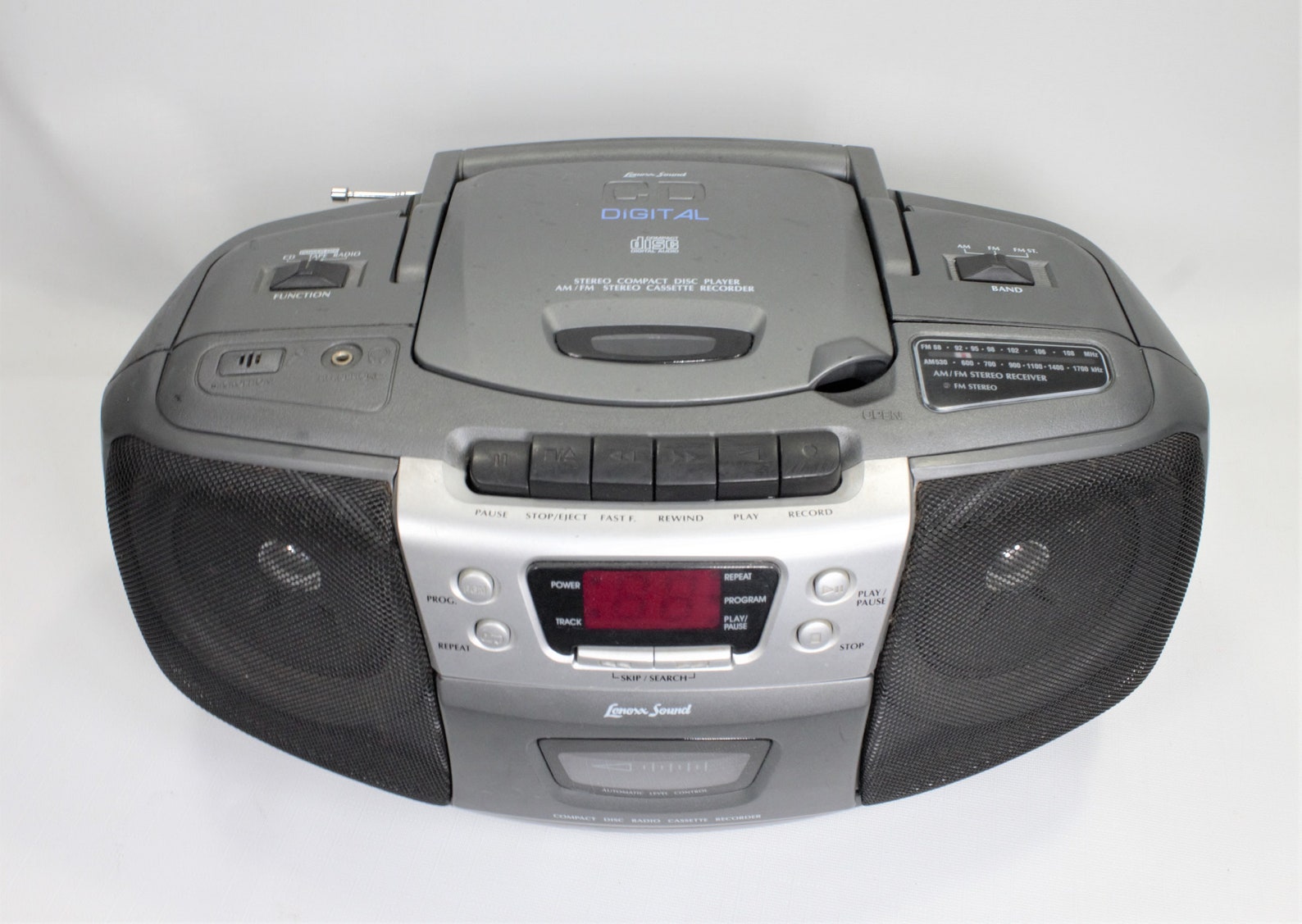 Vintage Boombox CD Cassette Tape Player Recorder Portable - Etsy