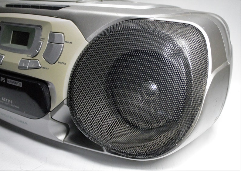 Vintage Boombox CD Cassette Tape Player Recorder Portable - Etsy