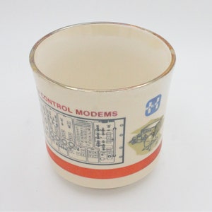Vintage Satcom AJ Control Modems Harris Semiconductor Coffee Cup ...