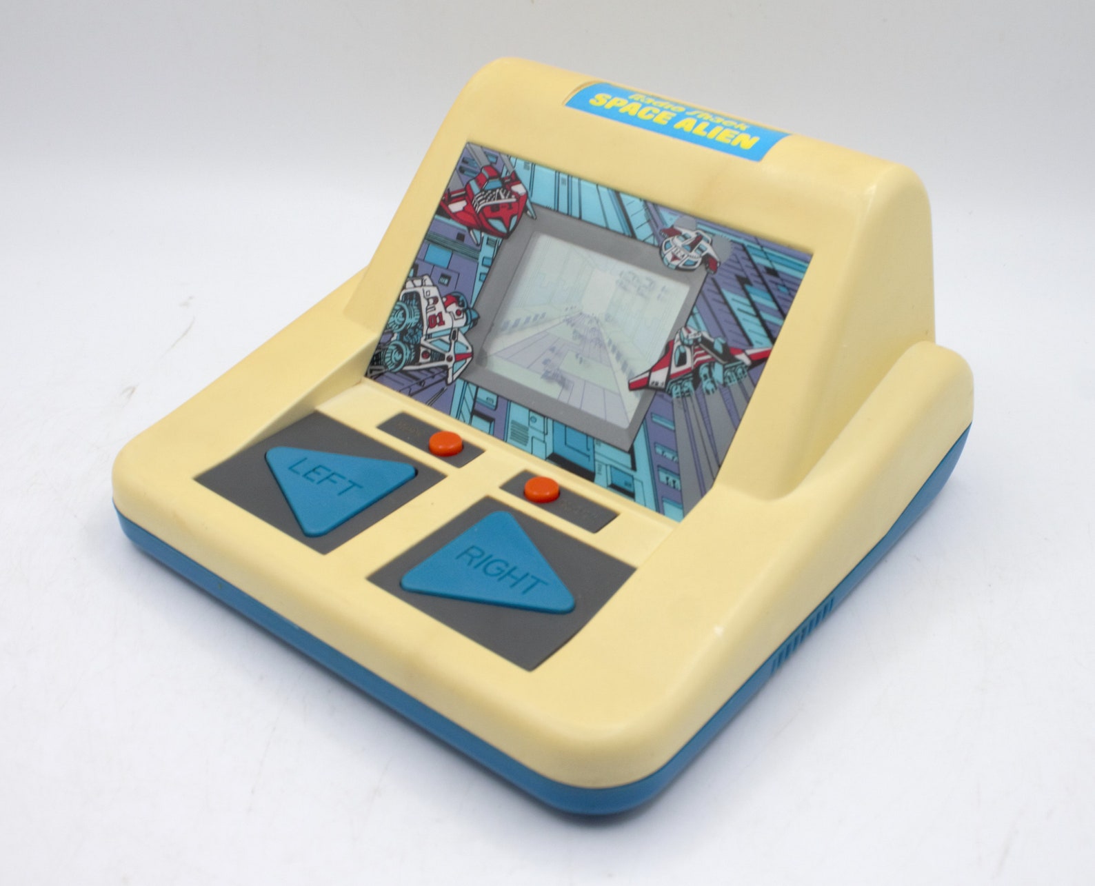 Vintage Space Alien Battle Racing Game Mini Arcade Big Button Handheld ...