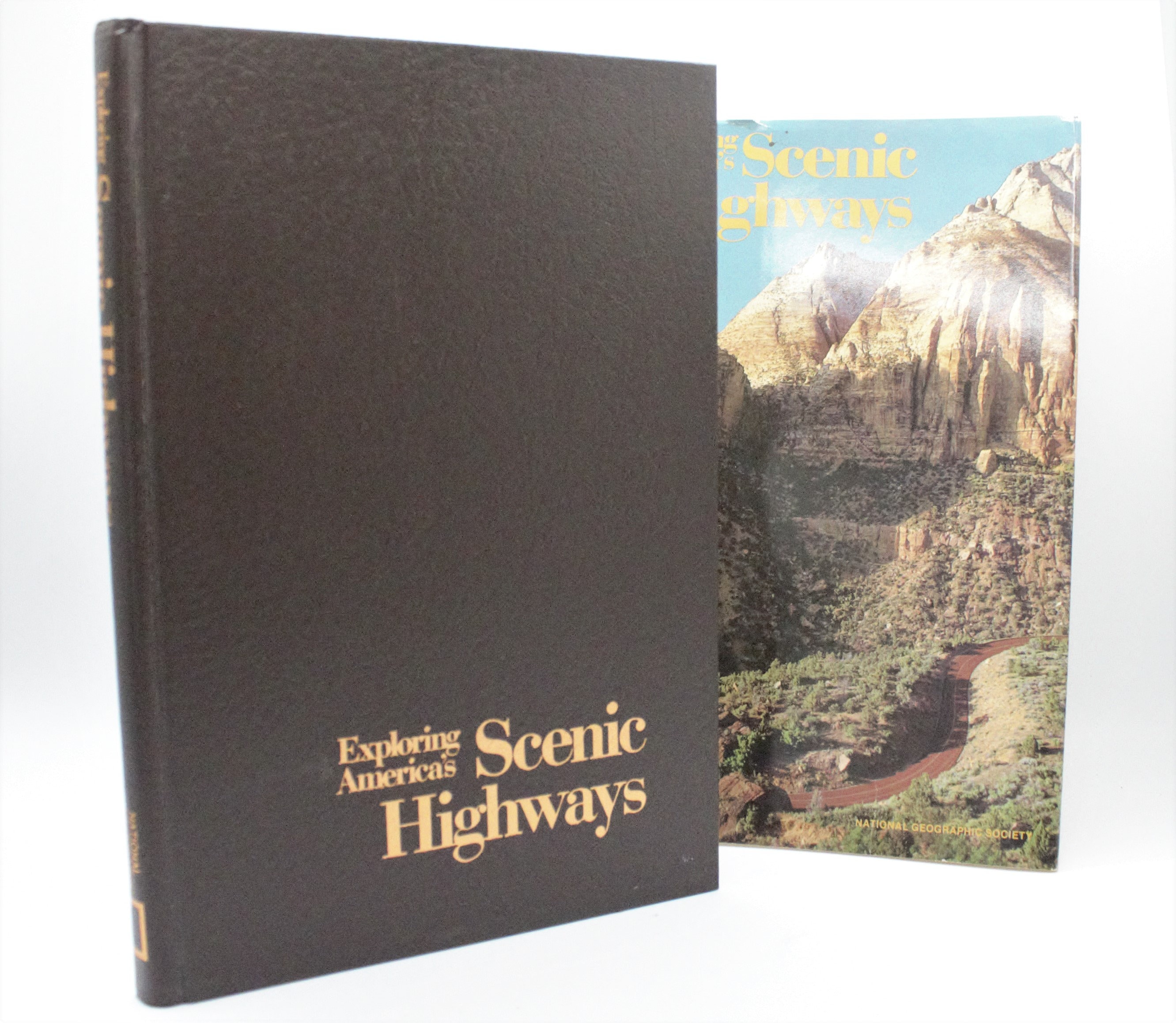 Vintage Scenic Highways National Geographic Book Illustrated Color ...