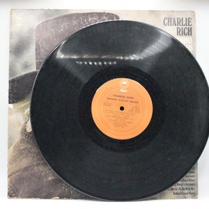 Charlie Rich Autographed Demo Behind Closed Doors 12" Record LP 1973 Signed Country Music Vinyl ...