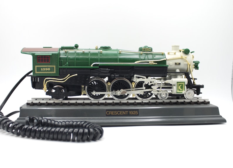 Vintage Telephone Steam Locomotive 1925 Crescent Push-button Dial Train ...