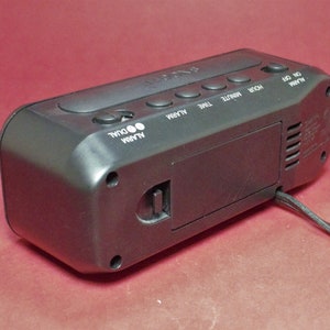 Vintage Digital Alarm Clock Red LED Lit Time Display Buzzer - Etsy