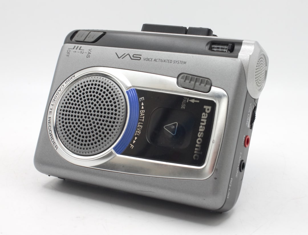 Vintage Panasonic Cassette Tape Recording Audio Recorder Built in ...