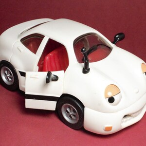 Vintage 1996 Chevron Car Sam Sedan No.1 Cute Animated - Etsy