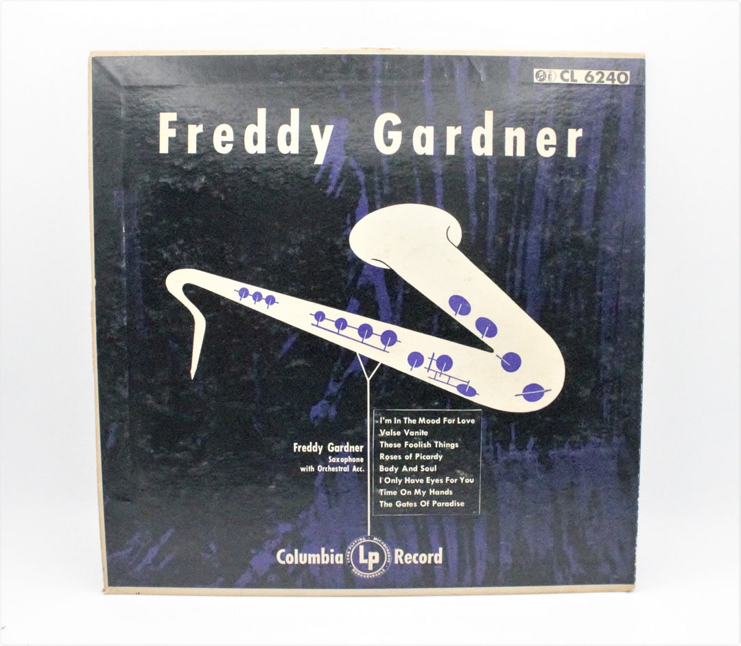 Vintage 1950's Freddy Gardner Saxaphone Jazz Orchestra 10" Vinyl Record ...
