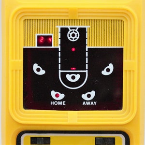 Vintage 1970s Electronic Basketball Game Handheld Red LED Digital and ...