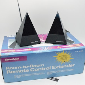 Vintage 90s Remote Control Extender System Two-piece Pyramid Signal ...