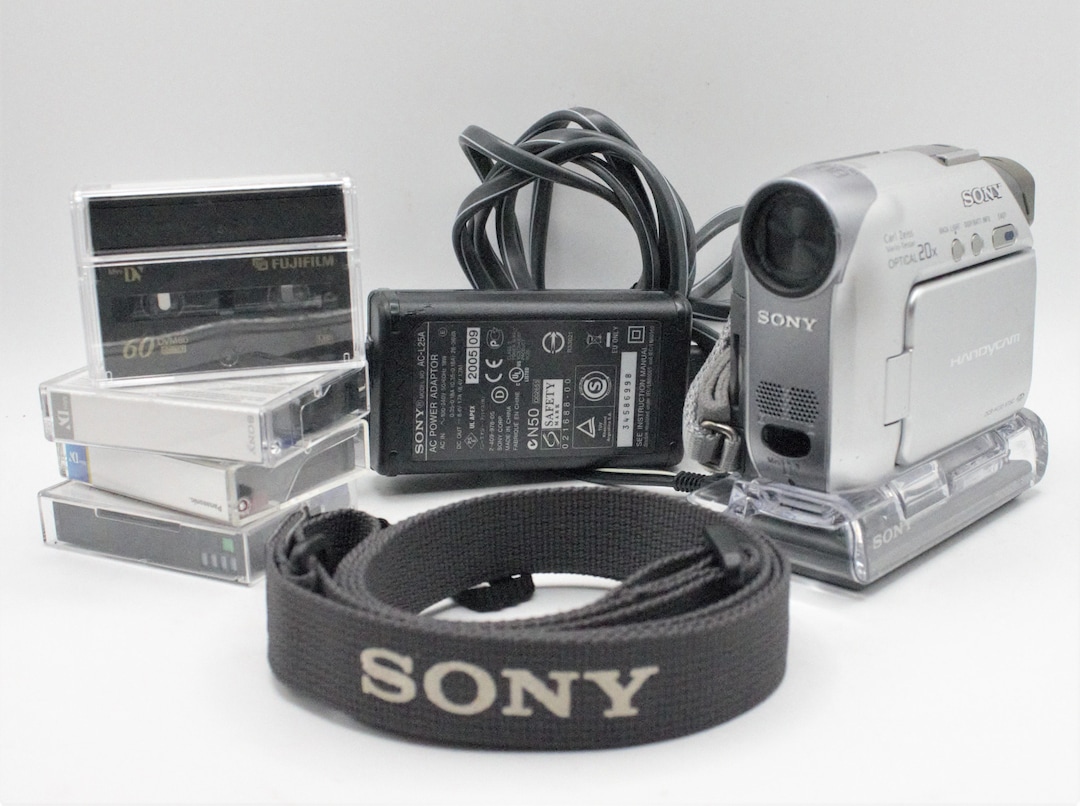 Vintage Sony Handycam Video Camera Mini VCR Tape Recorder - Etsy