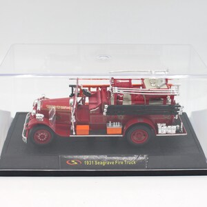 Vintage 1931 Seagrave Fire Truck Die Cast Metal 1:32 Scale Miniature ...