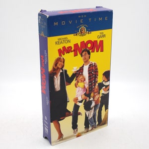 Vintage 1983 VHS Mr. Mom Micheal Keaton Teri Garr Aaron Spelling John ...