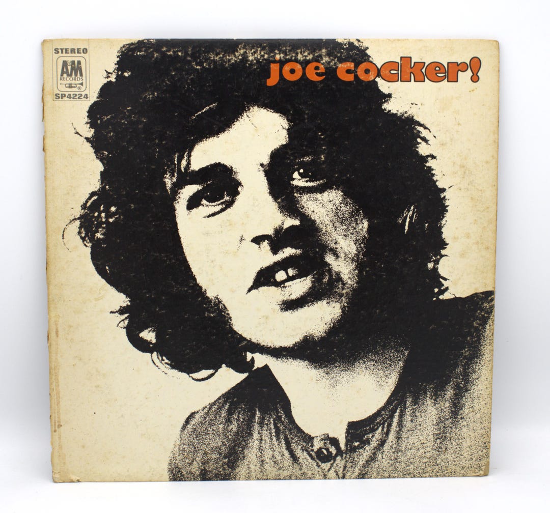 Vintage 1960s Vinyl Joe Cocker 1969 Album 60s-70s Folk Rock Legend ...