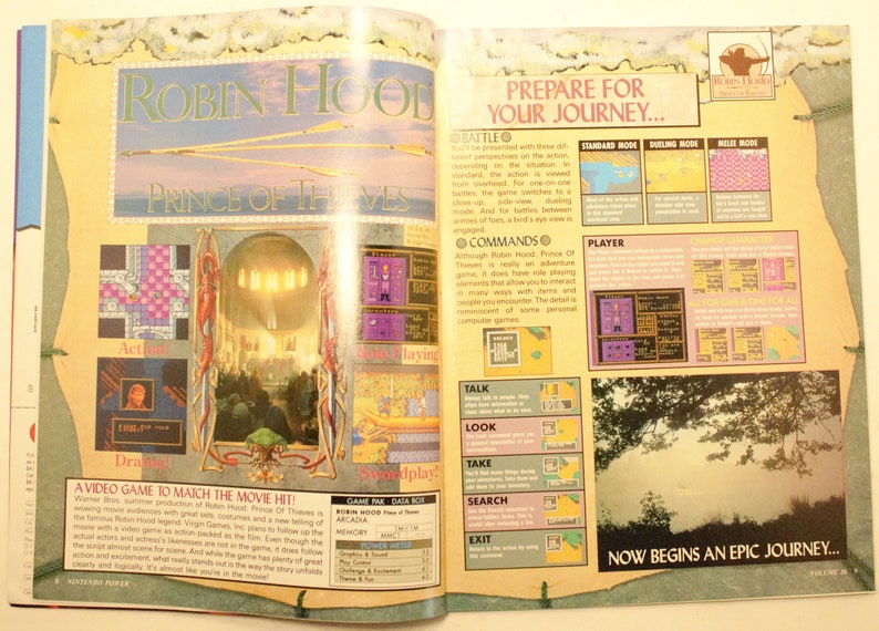 Nintendo Power 1991 Issue Robin Hood Bill & Teds Excellent - Etsy
