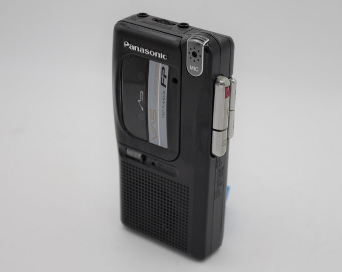 Vintage Panasonic Micro Cassette Tape Recorder Built in Microphone ...