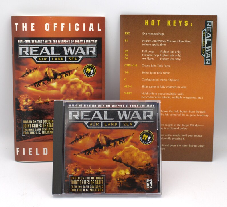 Vintage PC Game Real War US Military Training Simulator Strategy Game ...
