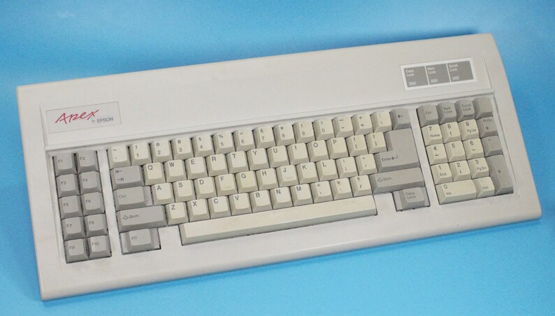 Vintage 1980s Apex Keyboard Unit Original Computer PC Hardware KB2100 ...