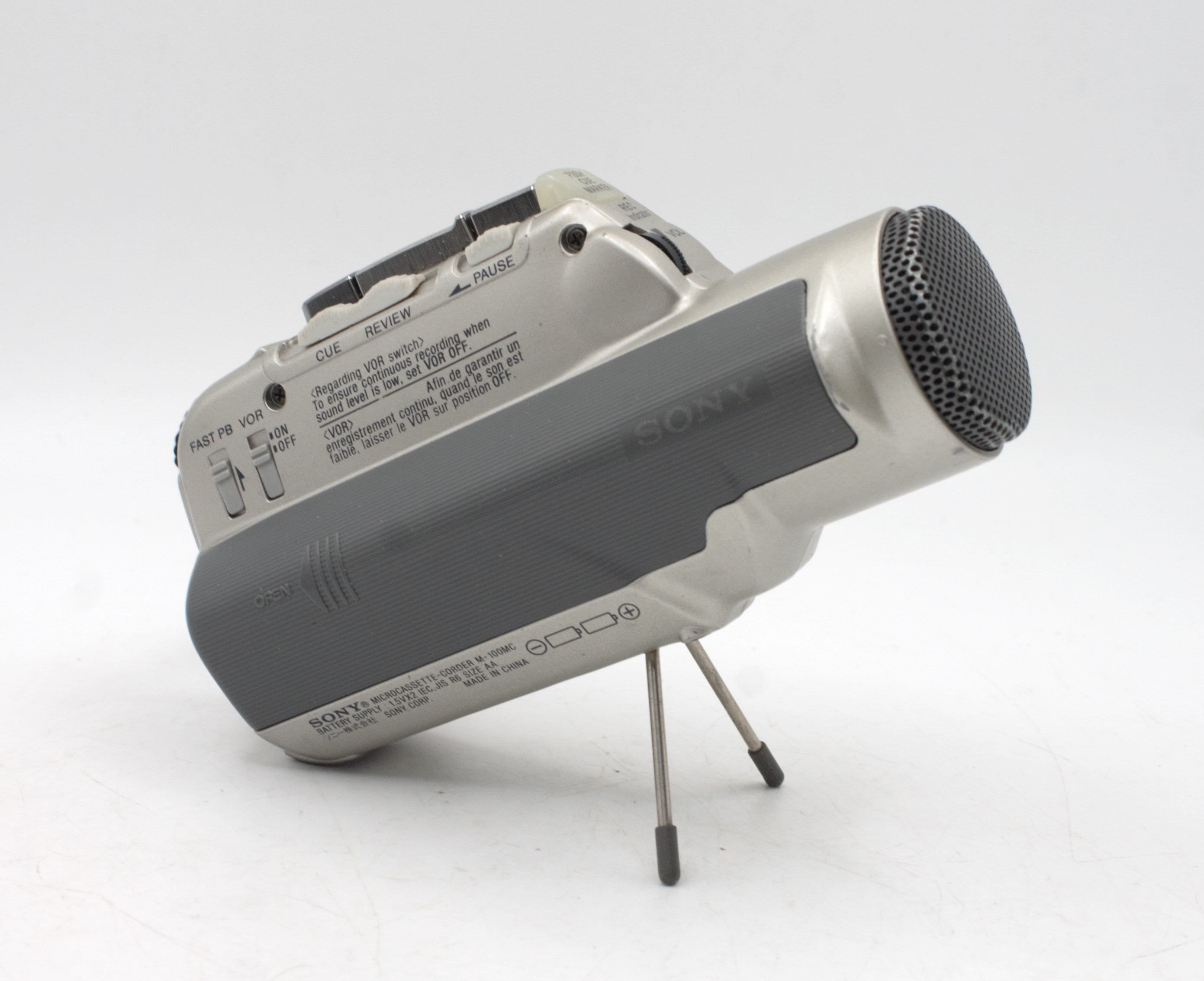Vintage Sony Microcassette-corder Mini Cassette Tape Audio Recorder ...