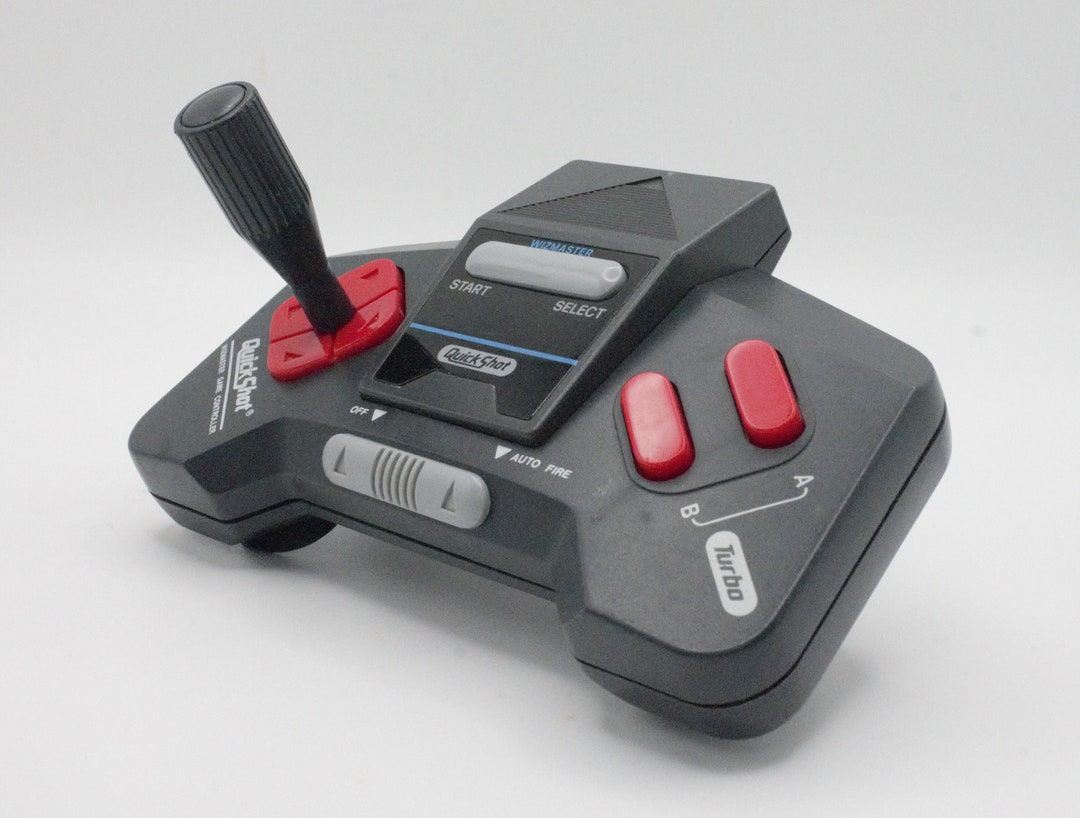 Vintage Nintendo Controller Wizmaster Quick Shot Original NES Turbo ...