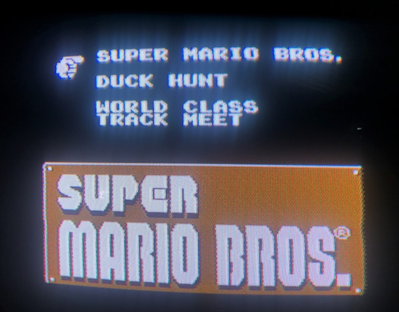 Vintage Nintendo Game Mario Bros Duck Hunt Track Meet Power - Etsy