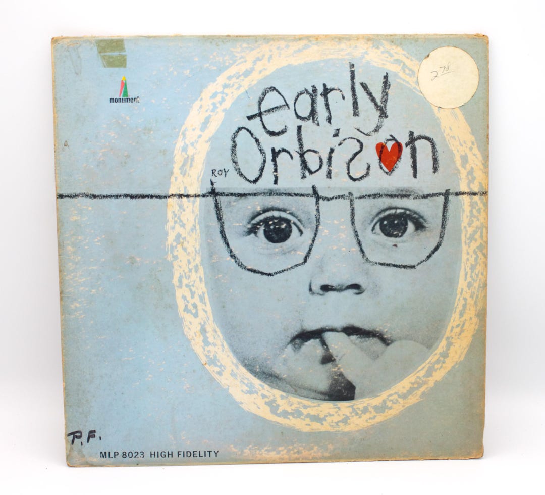 Vintage Vinyl Roy Orbison 1964 Early Orbison Album Original 12" Stereo ...