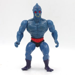 Vintage 1981 He-man Masters of the Universe Webstor Blue Monster Action ...