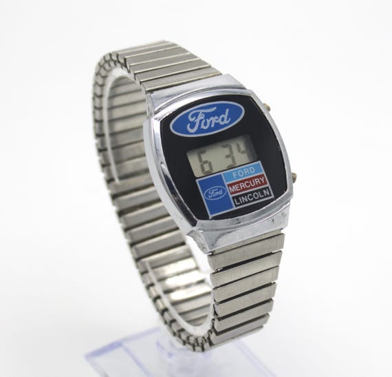 Vintage Ford Digital watch Mercury Lincoln automotive… - Gem