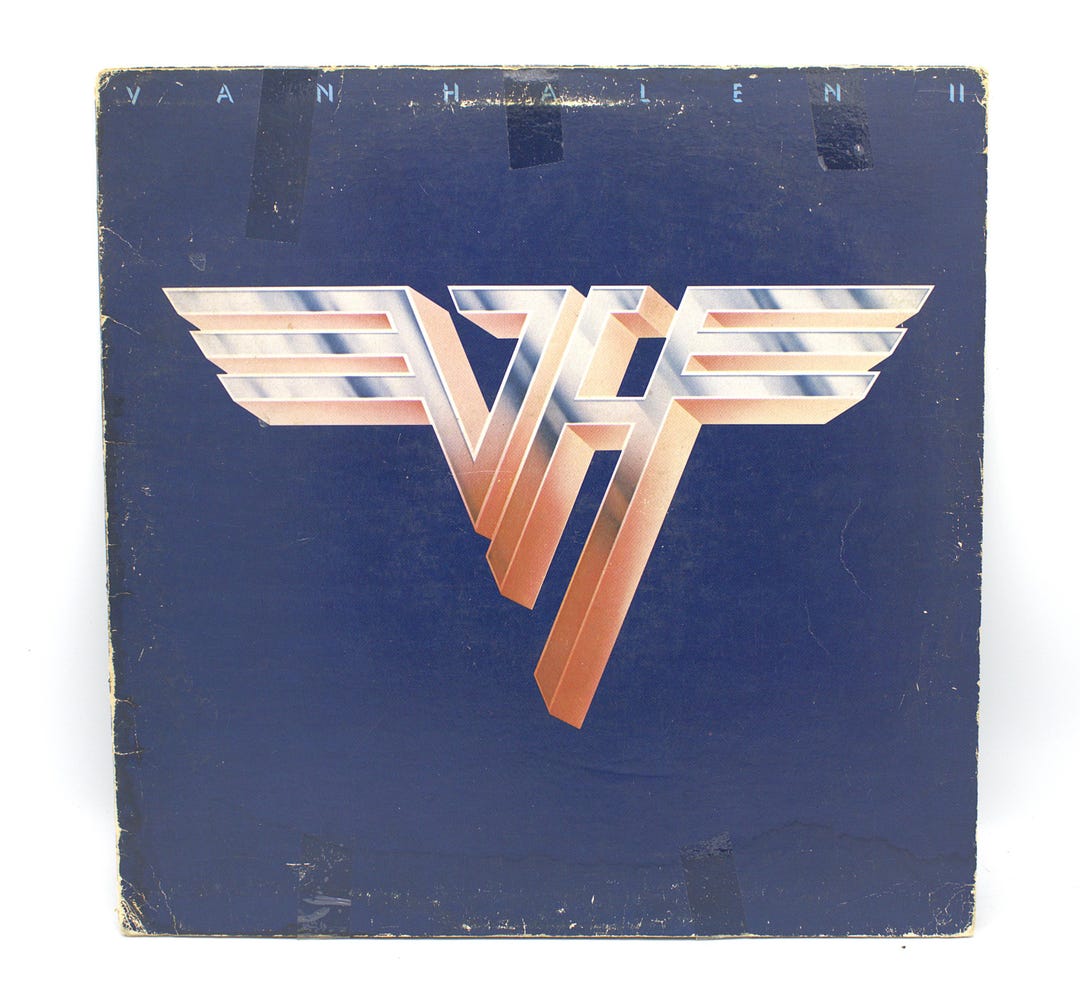 Vintage 1980s Vinyl Record Van Halen II 1979 Album 12" Stereo LP ...